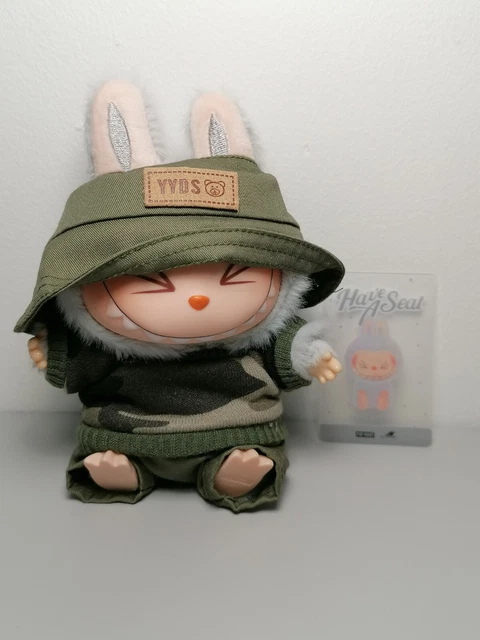 LABUBU POP MART With army Clothes EUR 45,00 - PicClick FR