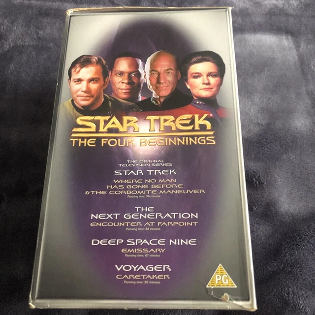 STAR TREK THE Four Beginnings VHS Video Box Set Collectors Item £1.49 - PicClick UK