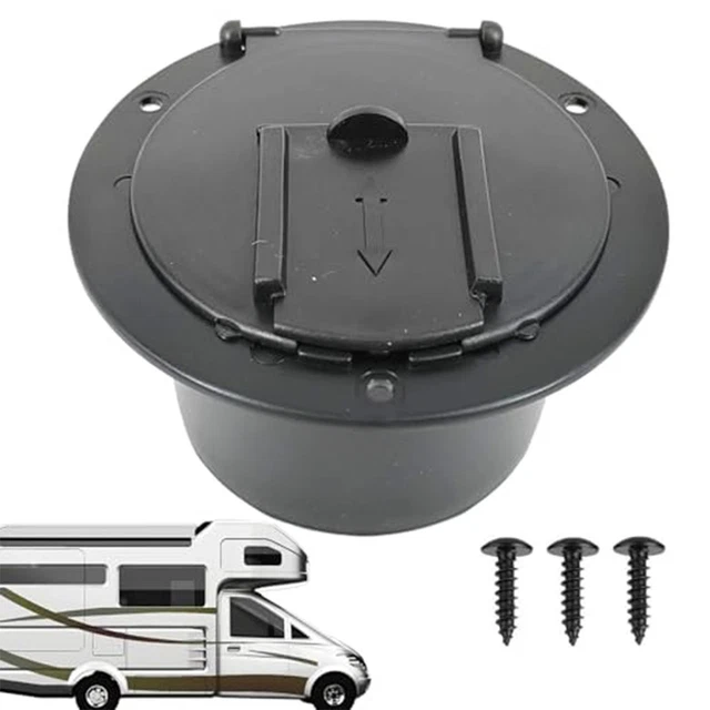 THE ROUND COVERED RV Cable Hatch Cover for Trailers Yachts Campervans ...