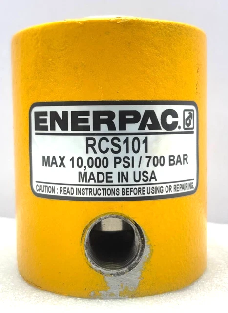 CYLINDRE HYDRAULIQUE BAS ENERPAC RCS 101 11 TONS De Capacité 1" De ...