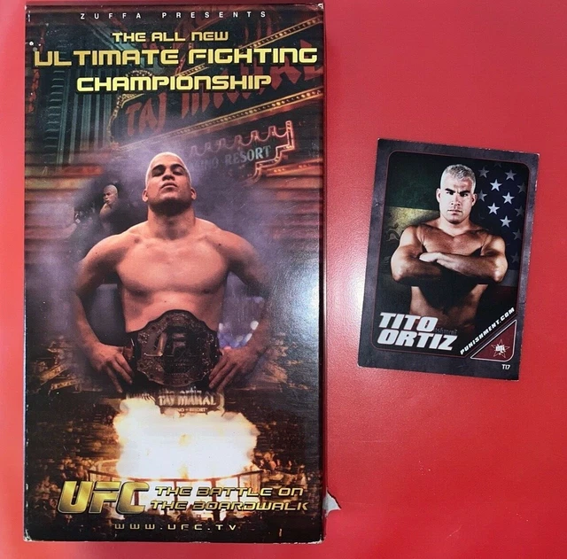 RARE VHS THE Ultimate Fighting Championship Battle on the Boardwalk ...