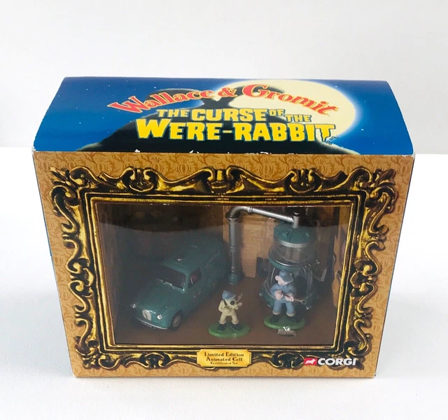 CORGI WALLACE & Gromit Curse of the Were-Rabbit Animated Cell Set. With ...