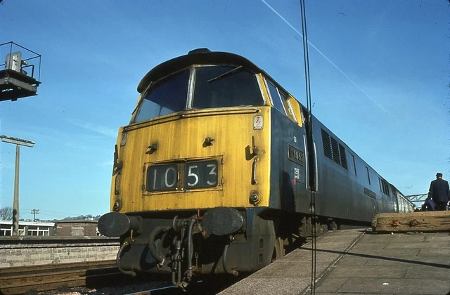 ORIGINAL SLIDE BR Class 52 Diesel D1053 'WESTERN PATRIARCH' Plymouth ...