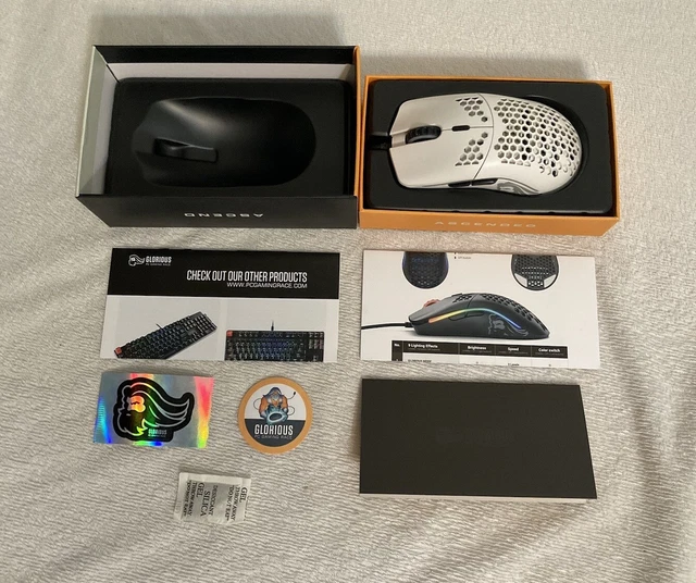 GLORIOUS - MODEL O Wired PC Gaming Mouse Matte White - OG Box - Great ...