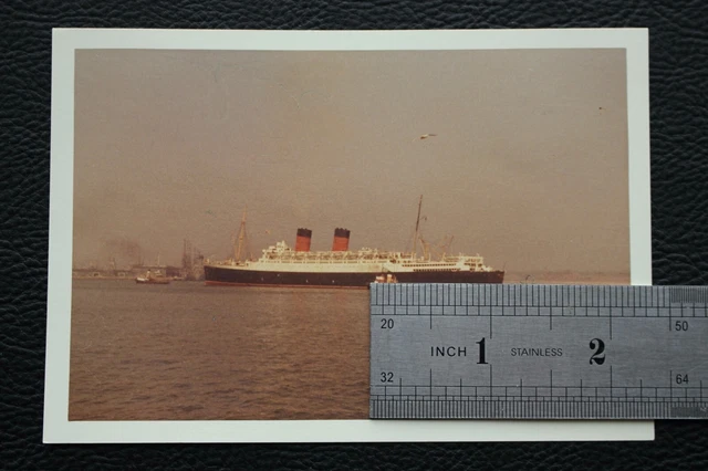 CUNARD WHITE STAR Line Rms Mauretania Colour Southampton Private Photo ...