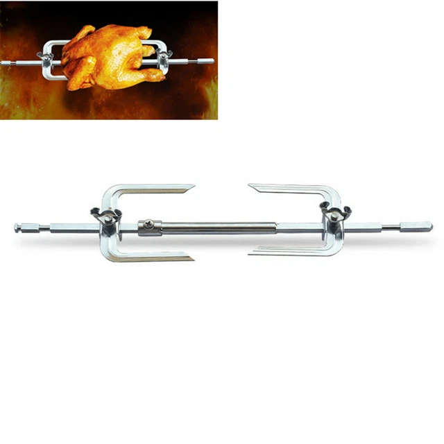 ELECTRIC BBQ ROTISSERIE Grill Roast Rod Spit Universal Kit Motor Meat Skewer $19.29 - PicClick CA