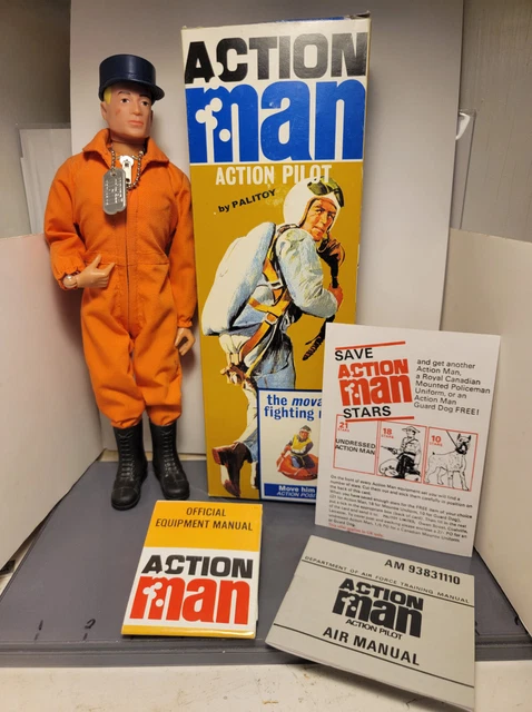 ACTION MAN PALITOY GI Joe Hasbro 40th Anniversary Action Pilot W/BOX ...