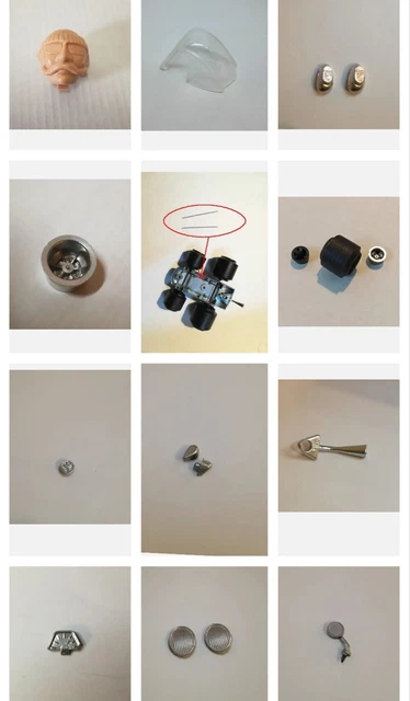 PEZZI RICAMBIO REPRO Replica Per Polistil Politoys VW Go Bug Gobug ...