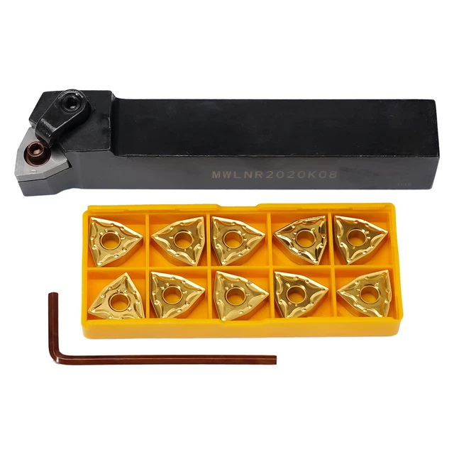 INSERTS DE TOURNAGE de précision pour porte-outil de tour DWLNR2020K08 WNMG0804 EUR 47,52 ...