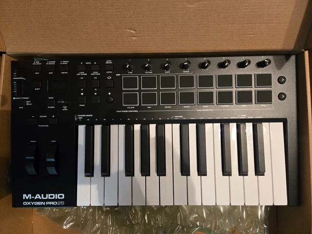 M-AUDIO OXYGEN PRO 25 25-key Keyboard Controller $50.00 - PicClick