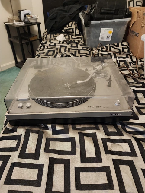 SONY PS-333 STEREO Record Player/Turntable Turntable Fully Auto Direct ...
