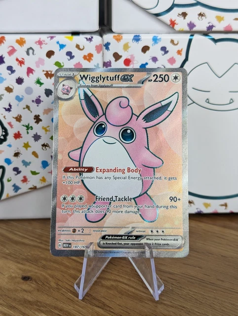 POKÉMON TCG WIGGLYTUFF ex Scarlet & Violet - 151 187/165 Holo Ultra ...