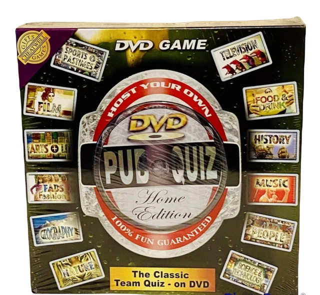 HOST YOUR OWN Pub Quiz DVD Home Edition Cheatwell Board Games 2006 ...