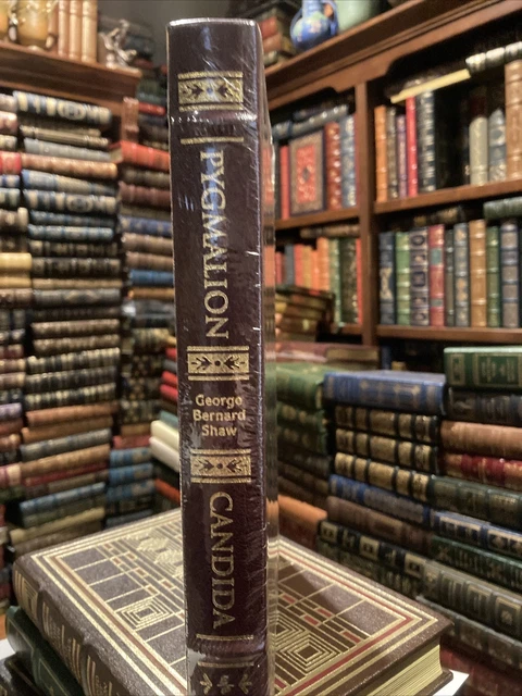 EASTON PRESS : GEORGE BERNARD SHAW : PYGMALION : CANDIDA : NEUF ...
