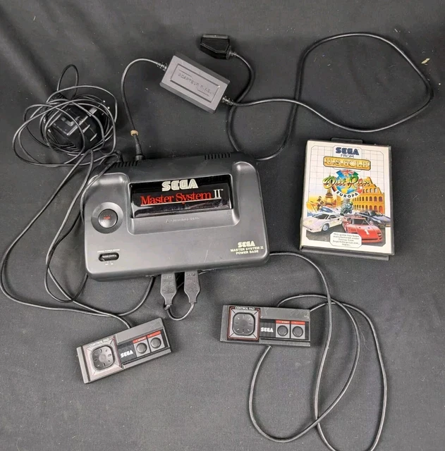 CONSOLE SEGA MASTER System II 2 Manettes Alex Kidd Inclus + Jeu Out Run ...