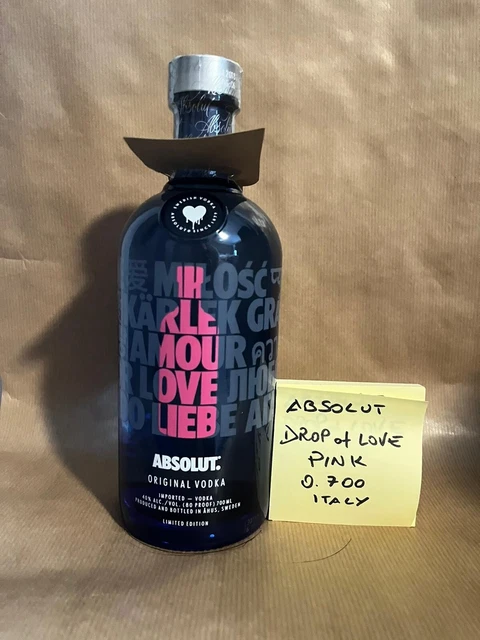 ABSOLUT VODKA LIMITED Edition Drop of Love Pink 0,700 EUR 15,00 ...