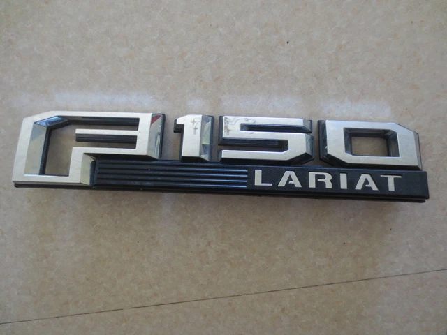 FORD F150 LARIAT F series pickup truck badge // emblem $40.00 - PicClick AU