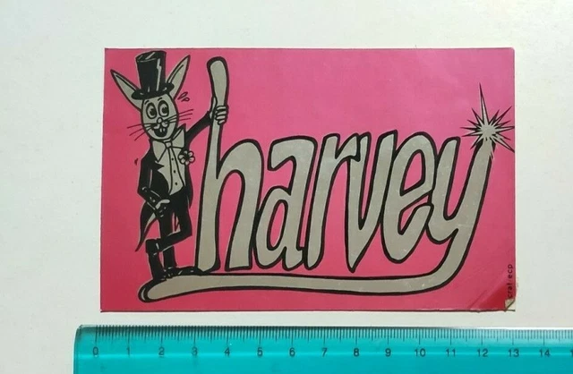 ADHESIVE HARVEY STICKER Autocolant Aufkleber 80s Original $18.87 ...