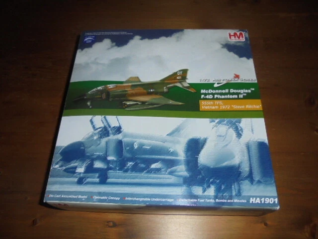 HOBBY MASTER HA1901 F-4D Phantom Ii Usaf "Triple Nickel" Ritchie ...