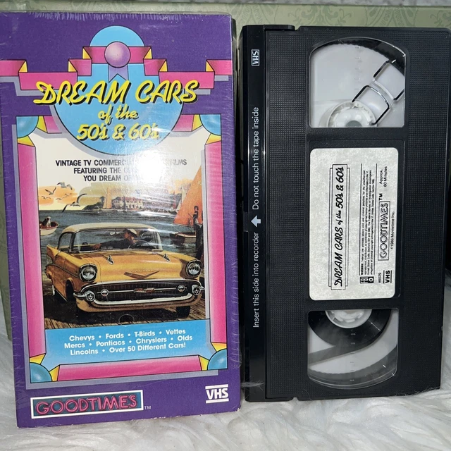 DREAM CARS OF THE 50S & 60S VHS Tape Vintage TV COMMERCIALS Chevy Ford £6.62 - PicClick UK
