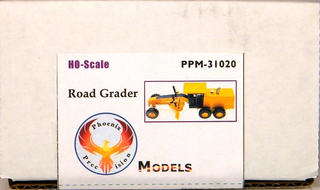 NEW HO PHOENIX Precision Models #31020 3D Printed Road Grader Kit $24. ...