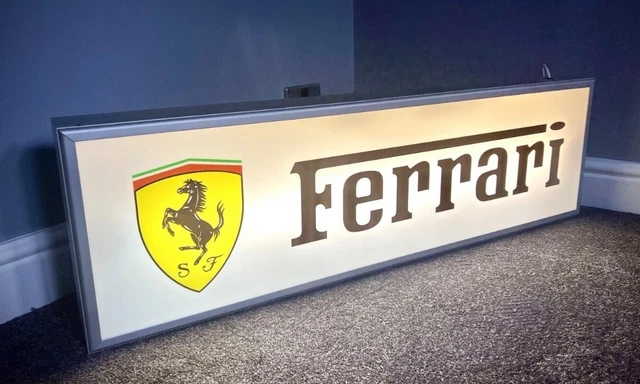 RARE FERRARI GARAGE Sign Showroom Dealership Man Cave EUR 2.332,00 ...