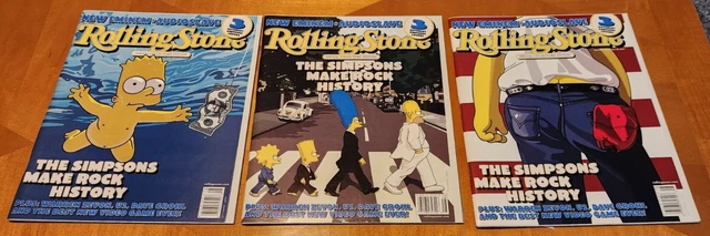 ROLLING STONES MAGAZINE - The Simpsons Nirvana Beatles Springsteen NO ...