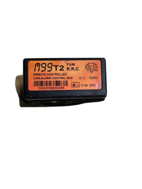 TVR TUSCAN ALARM central box M99 T2 Meta System 433MHz With Keyfob £250 ...