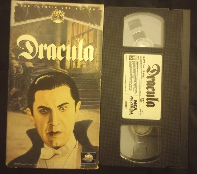 DRACULA VHS UNIVERSAL Monsters Classic Movie 1931 MCA Home Video Bela Lugosi £11.12 - PicClick UK