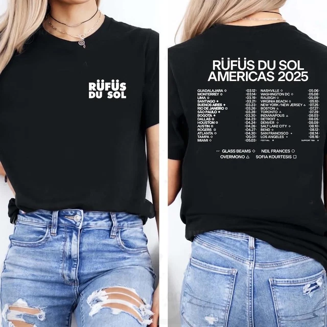 RUFUS DU SOL 2025 Music Is Better House Music Rave Merch T-Shirt Unisex ...