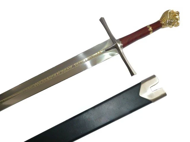 S0103 PRINCE PETER Narnia Lion Magic Kingdom Sword Engravings W ...