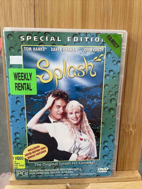 SPLASH DVD REGION 4 Daryl Hannah Tom Hanks Rare Ex-rental $20.00 ...