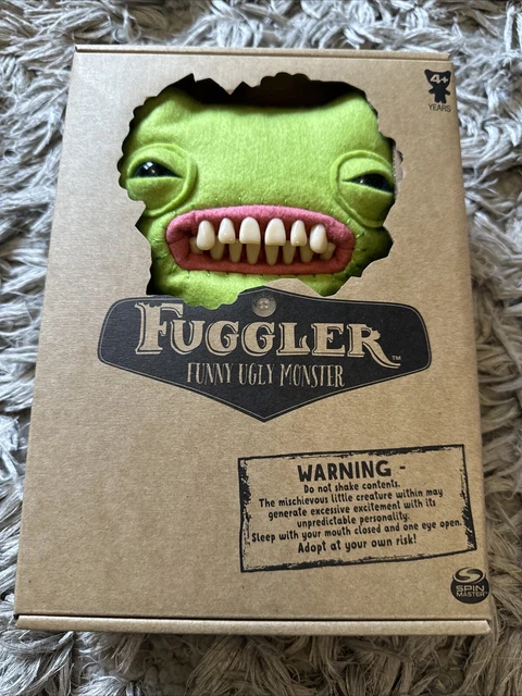 FUGGLER FUNNY UGLY Monster Munch Munch Green Felt Soft Toy BRAND NEW £ ...