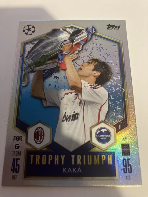 TOPPS MATCH ATTAX 2024 - 25 Card Kaka Ac Milan Trophy Triumph EUR 1,81 ...