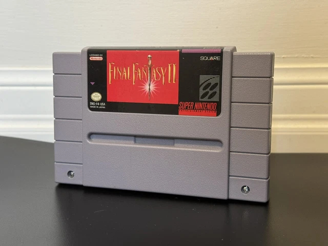 SNES FINAL FANTASY II Game - Super Nintendo Entertainment System, 1991 ...