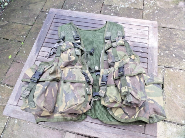 GENUINE BRITISH ARMY Issue DPM Woodland Camo Combat Assault Vest ...