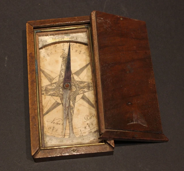 ANTIQUE 18TH CENTURY forest compass signed Nebel in Paris. £219.59 ...