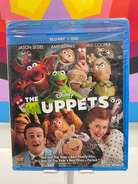 DISNEY THE MUPPETS Amy Adams Jason Segel Blu-ray & DVD 2 Disc Combo ...