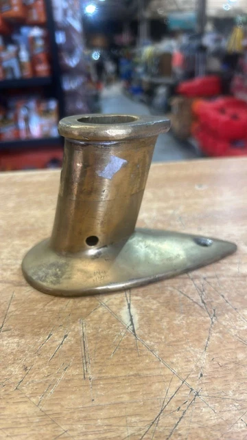 CLASSIC BOAT BRONZE Flag Socket Yacht Boat Antique £30.00 - PicClick UK