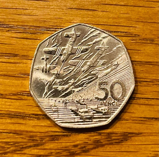 1994 50P D-DAY 50th Anniversary Normandy Landings Old Large Style 50 ...