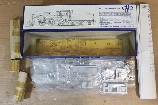 DJH K60 KIT Construit Jauge D'Oo Br 2-6-0 Standard Classe 4 Locomotive ...