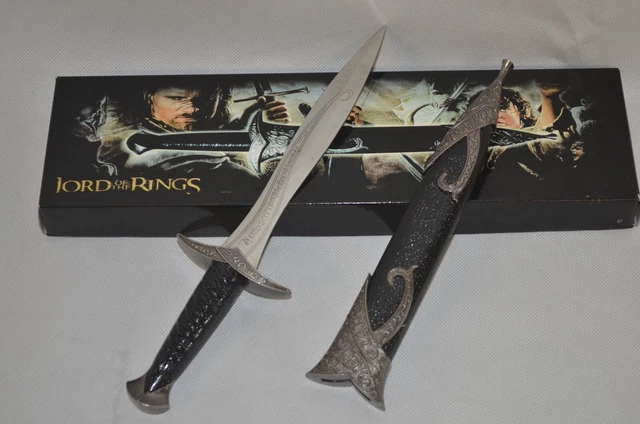 LORD OF THE Rings Sword of Arwen The Hobbit with Stand For Display AU ...