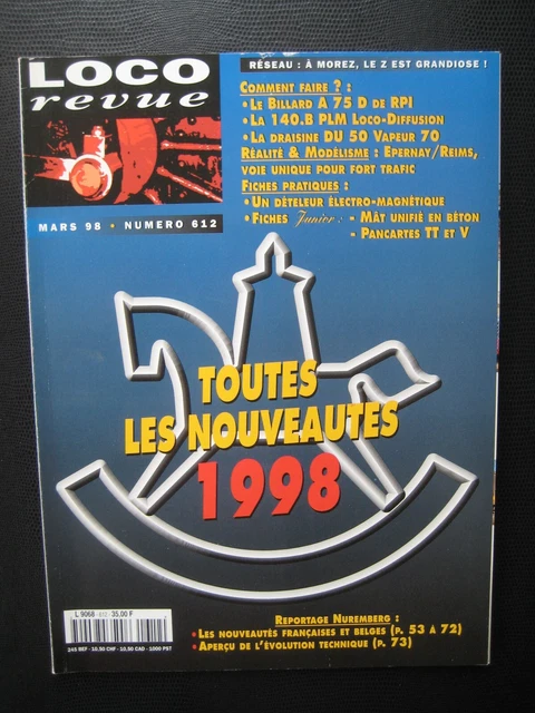 LOCO REVUE N° 612 - LOCO 140B PLM - DRAISINE DU50 - LIGNE EPERNAY-REIMS ...