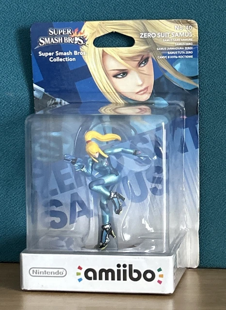 NINTENDO AMIIBO - Zero Suit Samus (Super Smash Bros. Collection) £15.78 ...