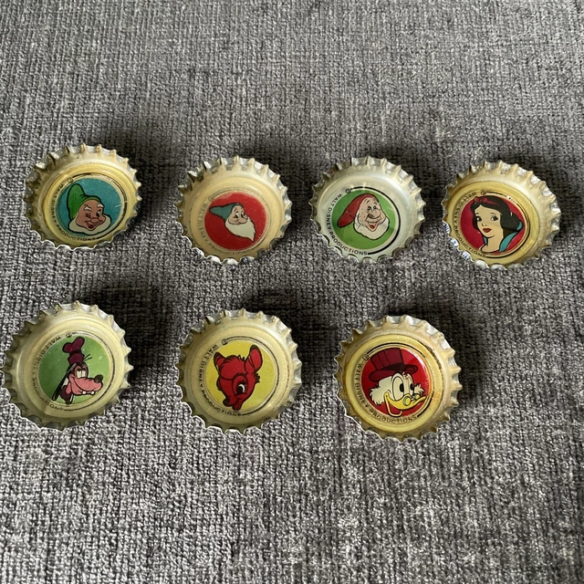 VINTAGE 1970’S PEPSI Bottle Caps With Disney Inserts £21.47 - PicClick UK
