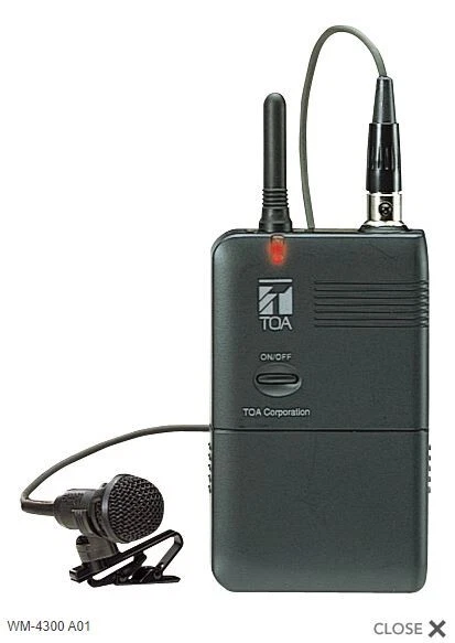 TOA WIRELESS MIC, Bodypack Transmitter WM-4300-A01 $79.99 - PicClick
