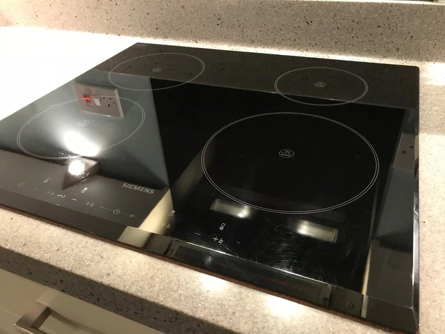 SIEMENS INDUCTION HOB Black Glass 4 rings Model 9000309592 £200.00 ...