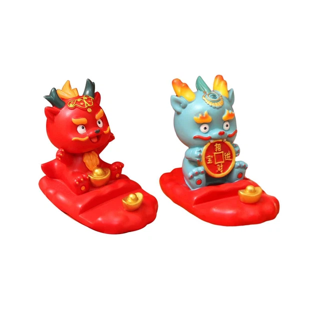 STATUE DE DRAGON, support de téléphone, dessin animé exquis pour ...