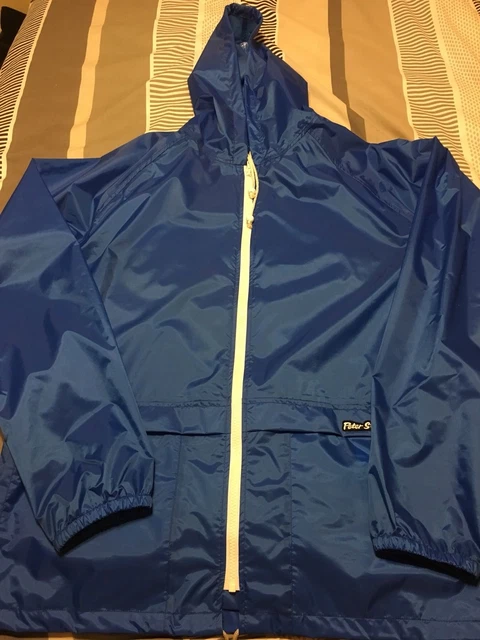 PETER STORM CAGOULE Jacket Made In UK Size Large Royal Blue £39.99 ...