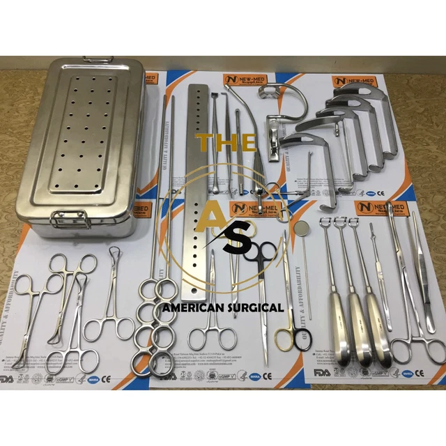 TONSILLECTOMY AND ADENOIDECTOMY Surgery Instruments set £199.00 ...